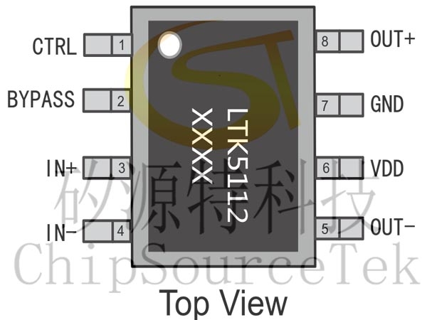 LTK5112-矽源特科技ChipSourceTek-音频功放,马达驱动,Mosfet,充电管理,锂保,触制,DC-DC,AC-DC,PD协议,MCU,5G开关,移动电源类